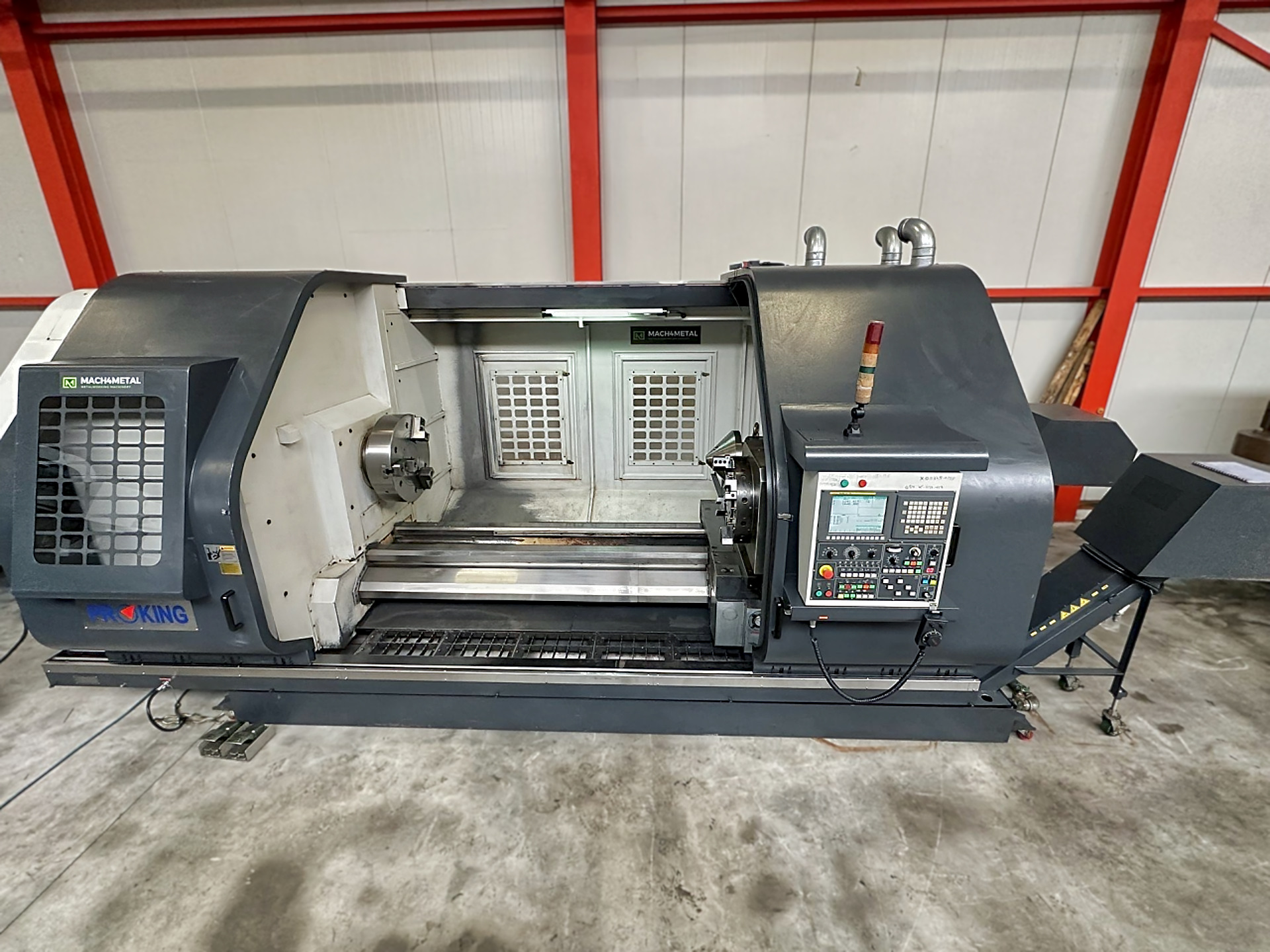 Proking LC 45 x 2000 CNC Lathe LC 40 50 Like Hankook - SFM 75 85 90 100 ...